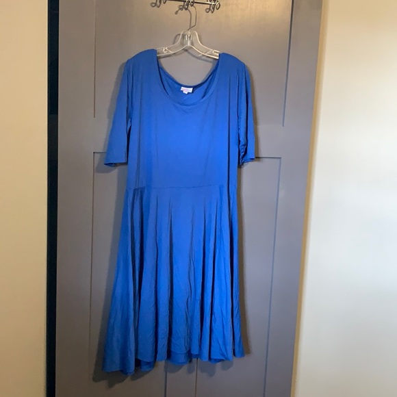 LuLaRoe | Dresses | Lularoe Blue Dress | Poshmark
